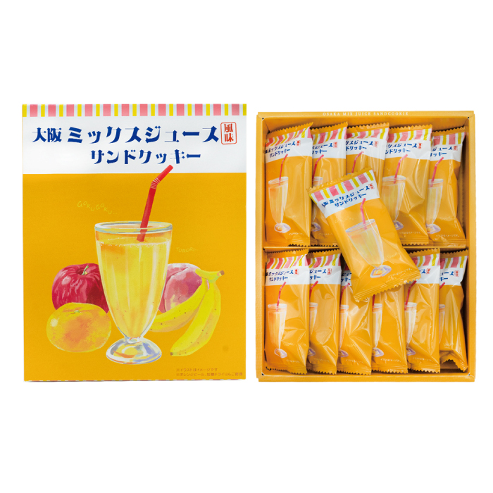 Jr西日本みやげショップがおすすめする大阪の人気土産♪ミックスジュースサンドクッキー Jr西日本みやげショップ